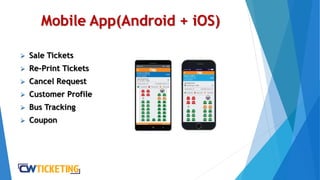 Ticket booking and Management System | PPTX