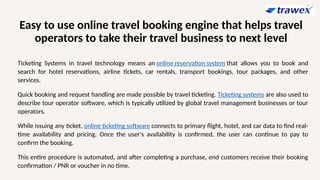 Ticket Booking Software | Best Ticketing Software | PPTX