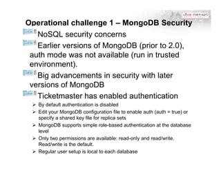 A Front-Row Seat to Ticketmaster’s Use of MongoDB | PPT | Free Download