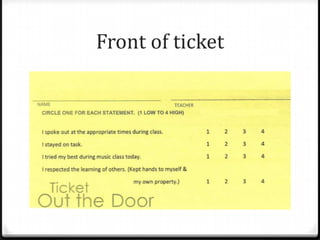 Ticket out the door | PPTX