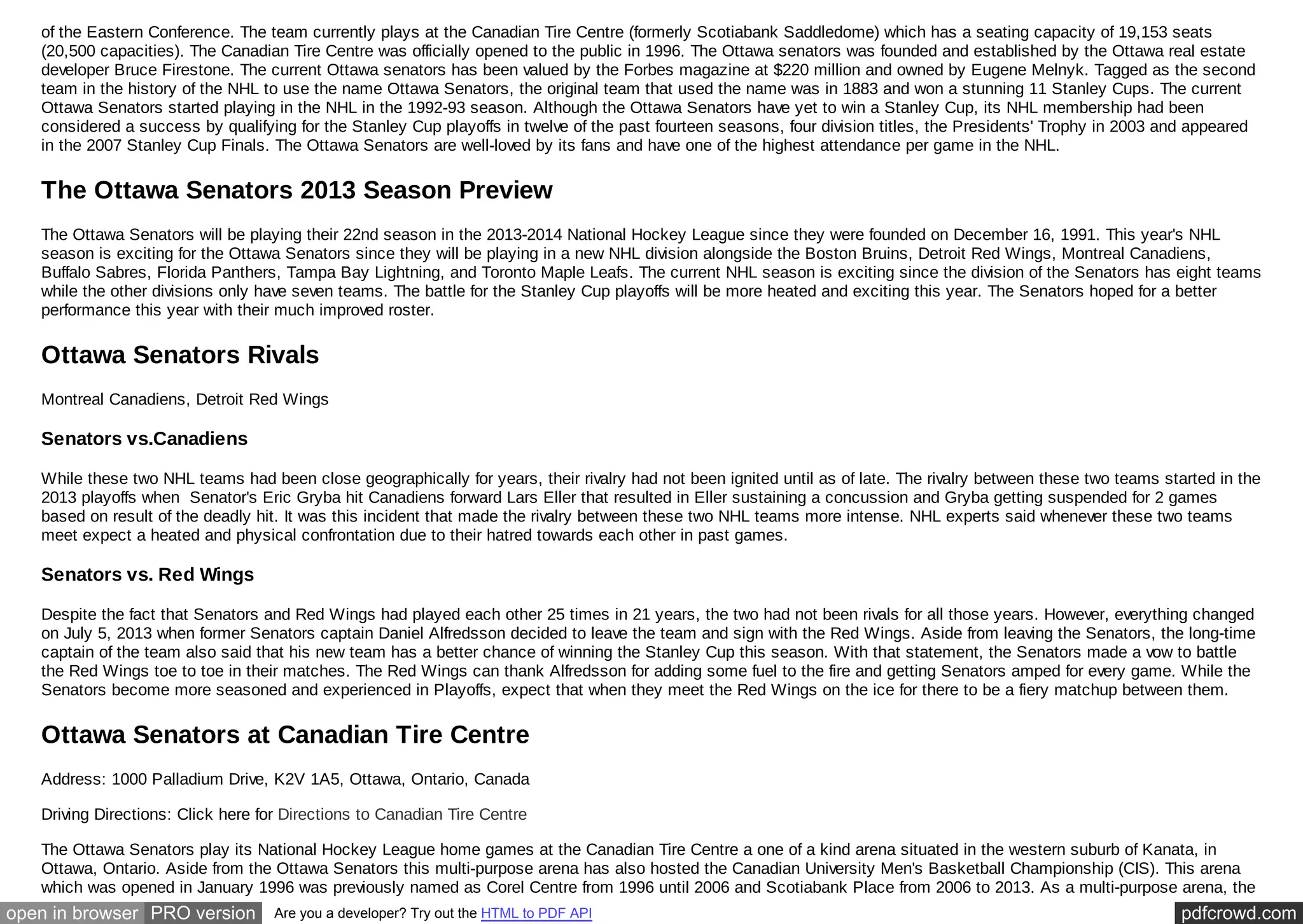Tickets ca tickets_ottawa_senators_tickets | PDF