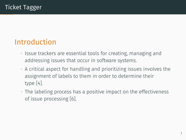 Ticket Tagger: Machine Learning Driven Issue Classification | PPT