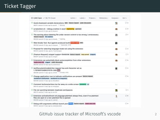 Ticket Tagger: Machine Learning Driven Issue Classification | PDF