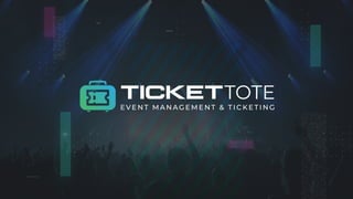 TicketTote Investment Pitch Deck | PPT