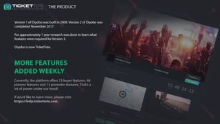 TicketTote Investment Pitch Deck | PPT