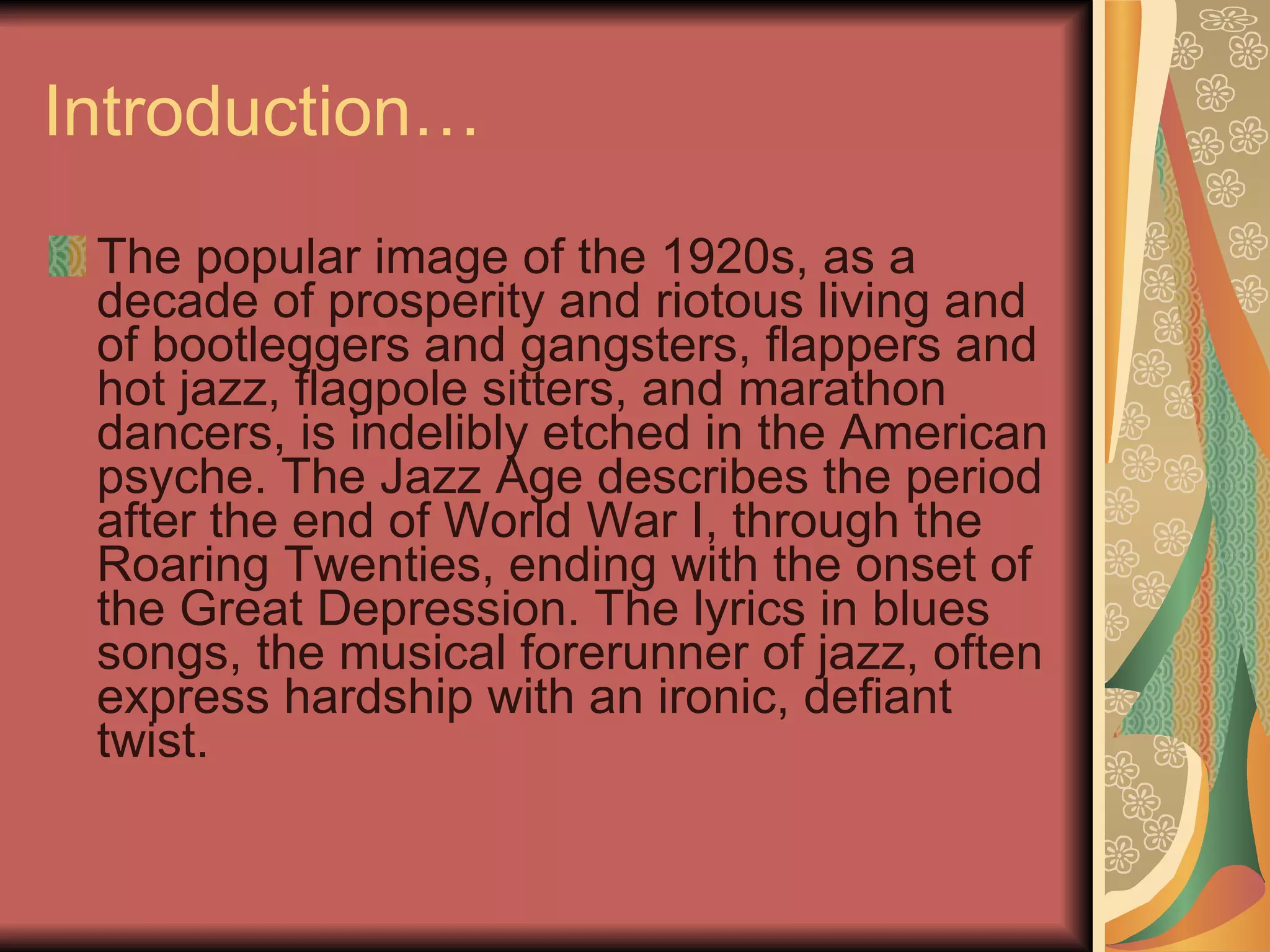 Ticket to the twenties powerpoint | PPT