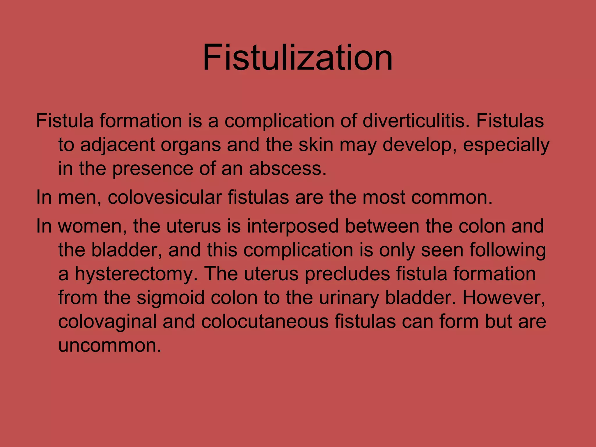 Ticking bomb in the abdomen..story of diverticular disease . | PPT