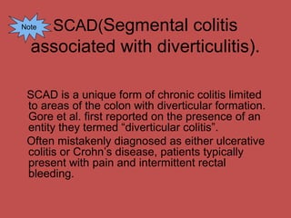 Ticking bomb in the abdomen..story of diverticular disease . | PPT