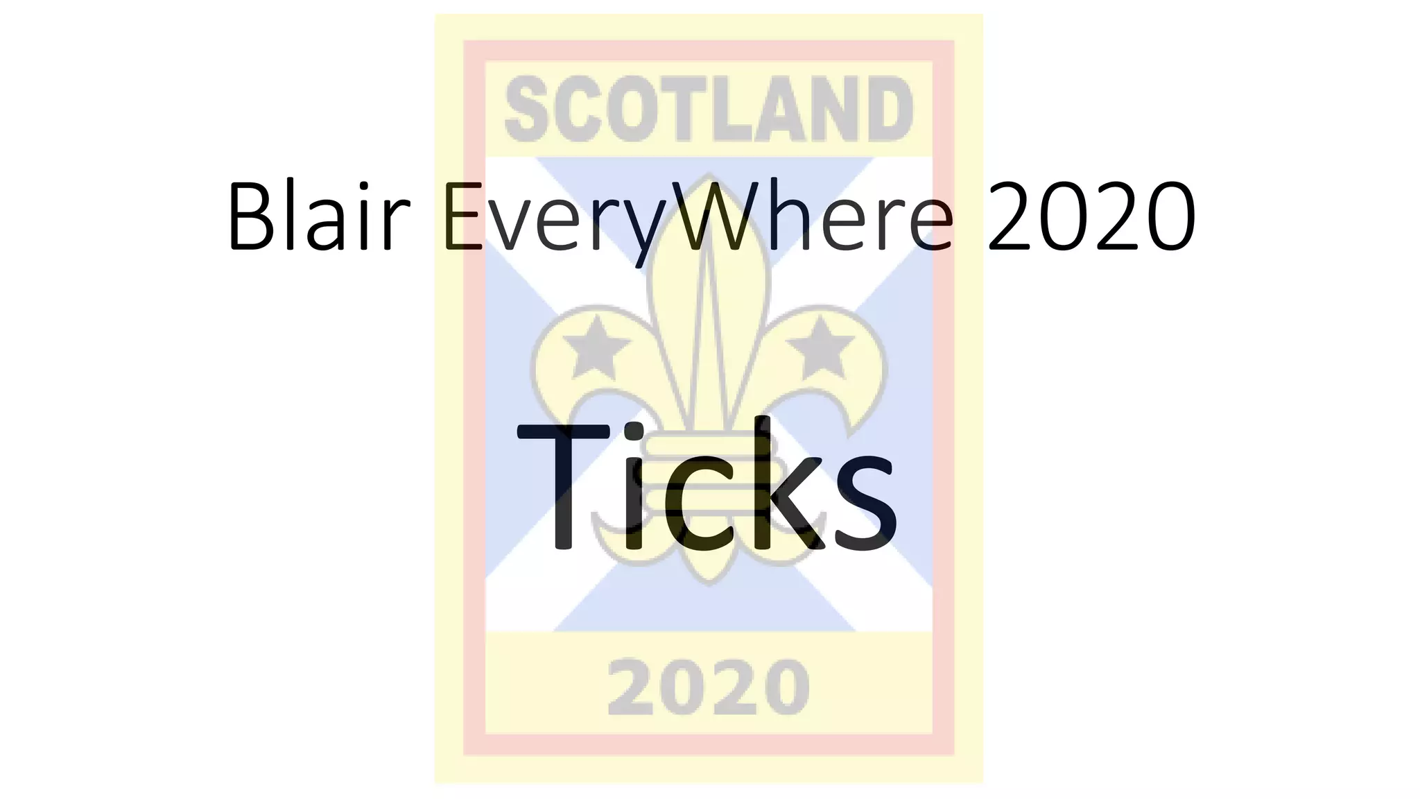 Blair Everywhere - First Aid - Ticks | PPTX