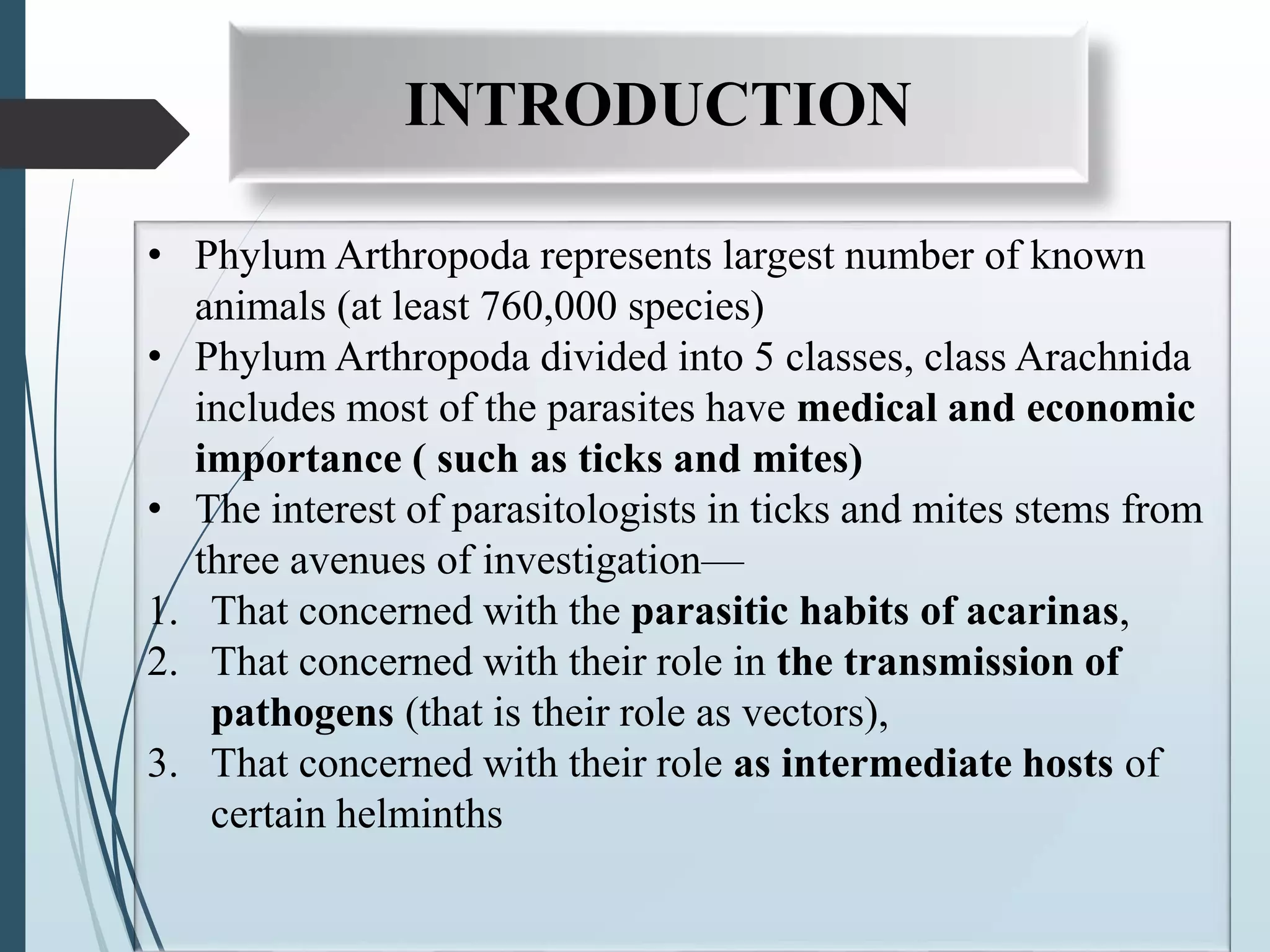 Ticks and its parasitic adaptations | PPTX