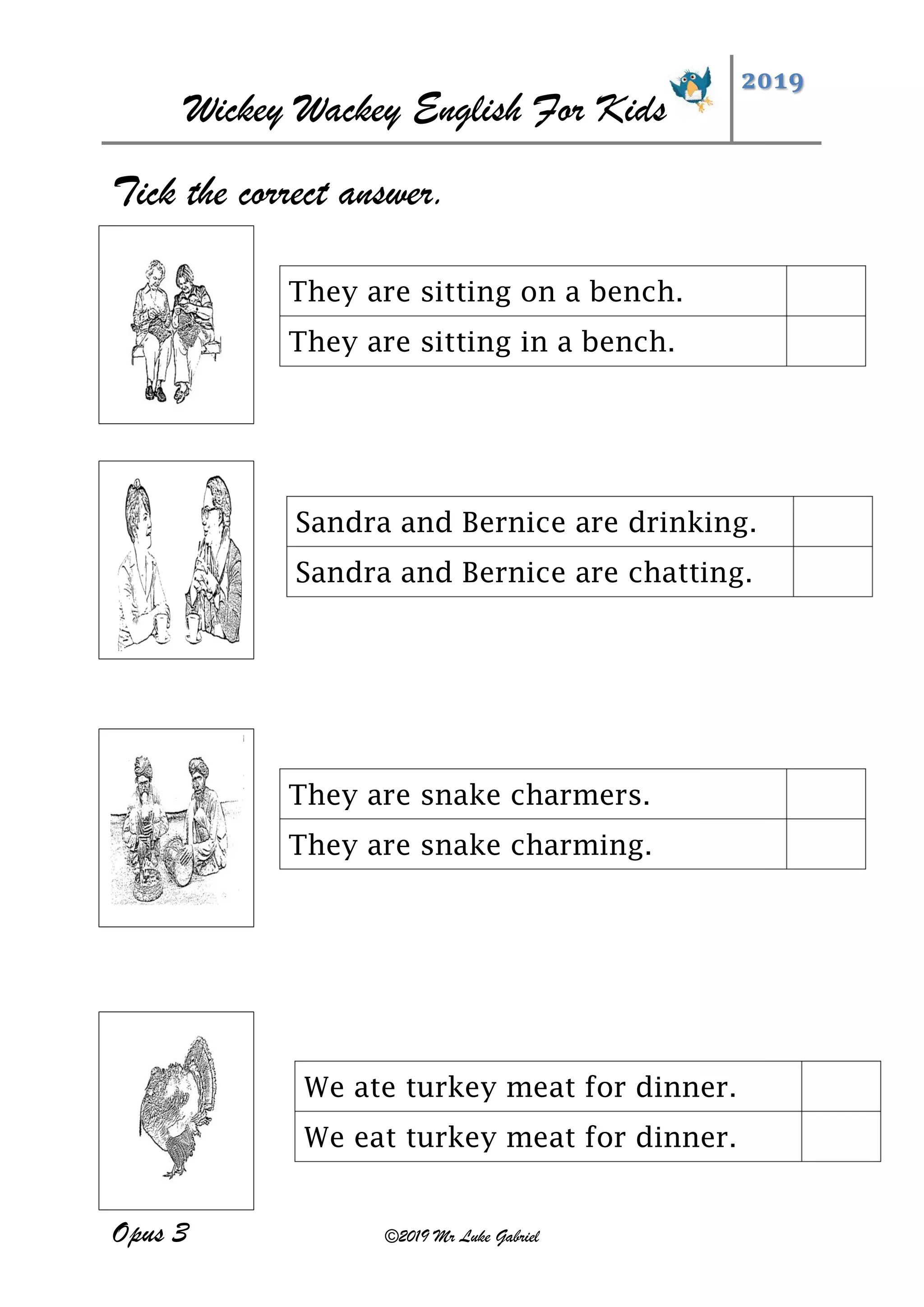 UPSR ENGLISH GRAMMAR WORKSHEET | PDF