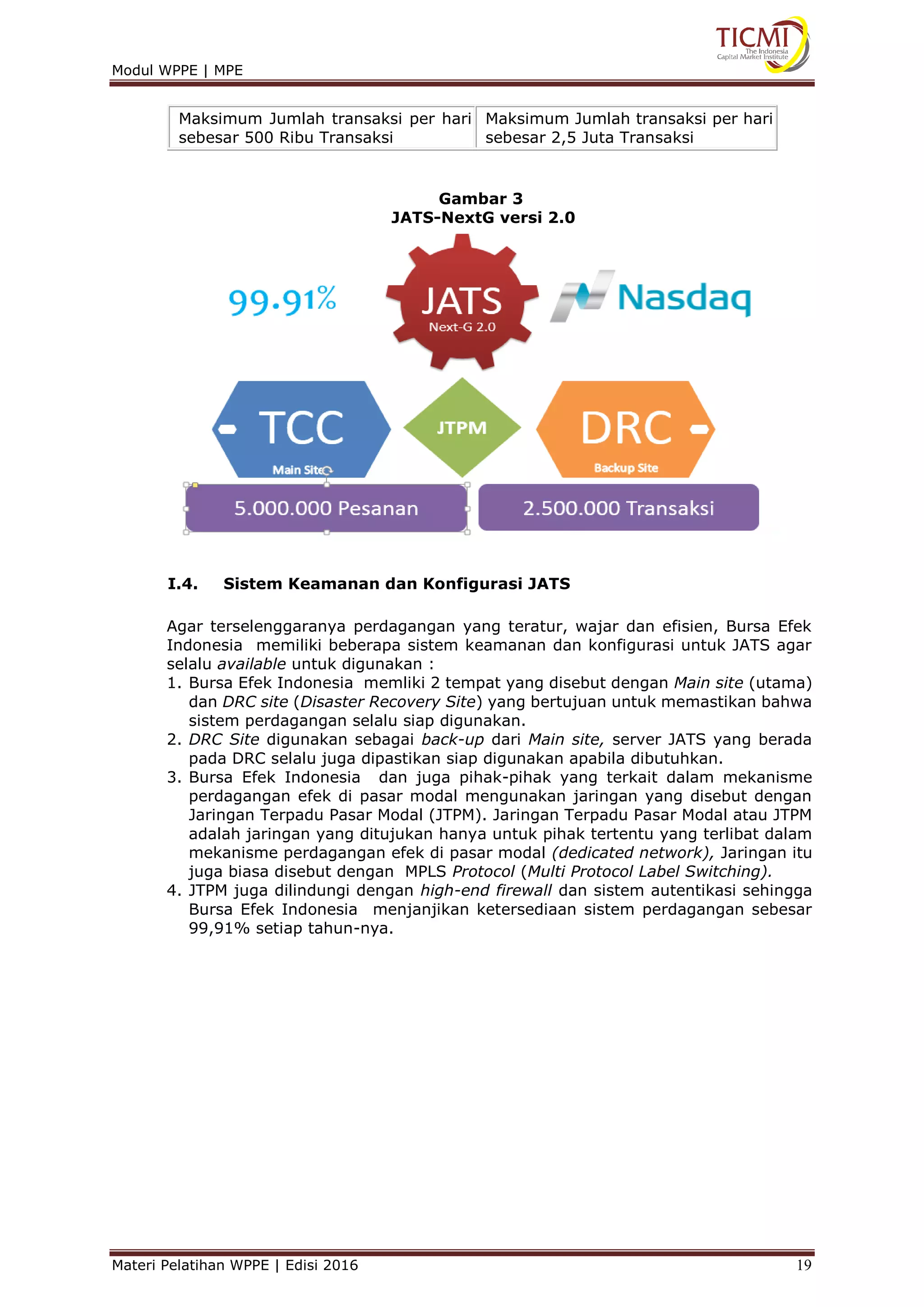 Ticmi mpe-mekanisme perdagangan efek | PDF
