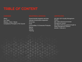TIC Quality Control | PDF