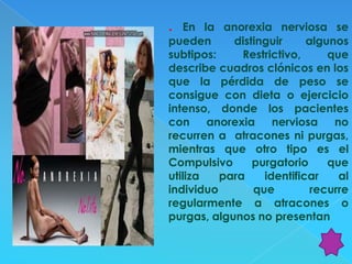 bulimia y anorexia (powerpoint) | PPTX