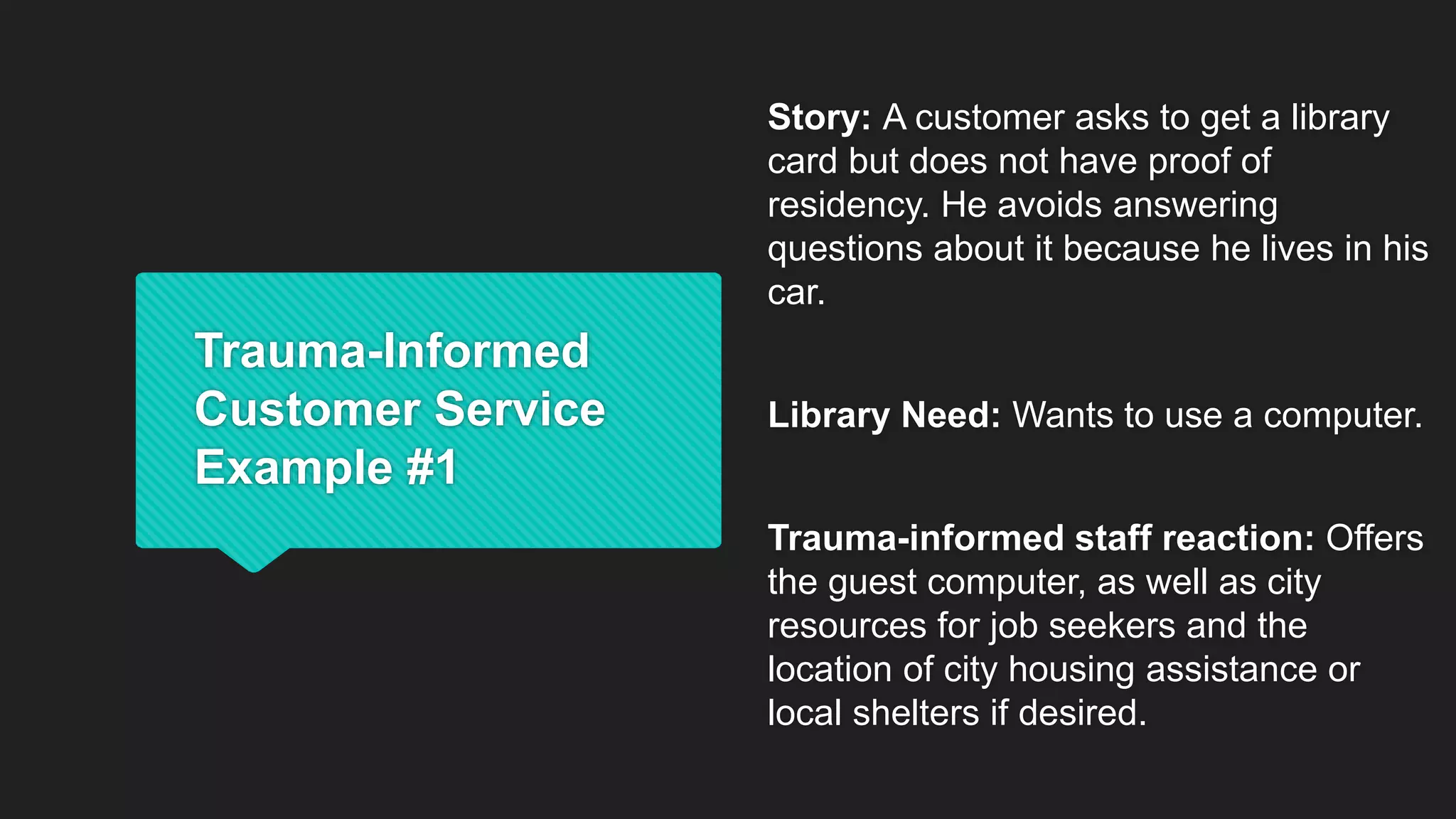 Trauma-Informed Customer Service in Libraries | PPTX