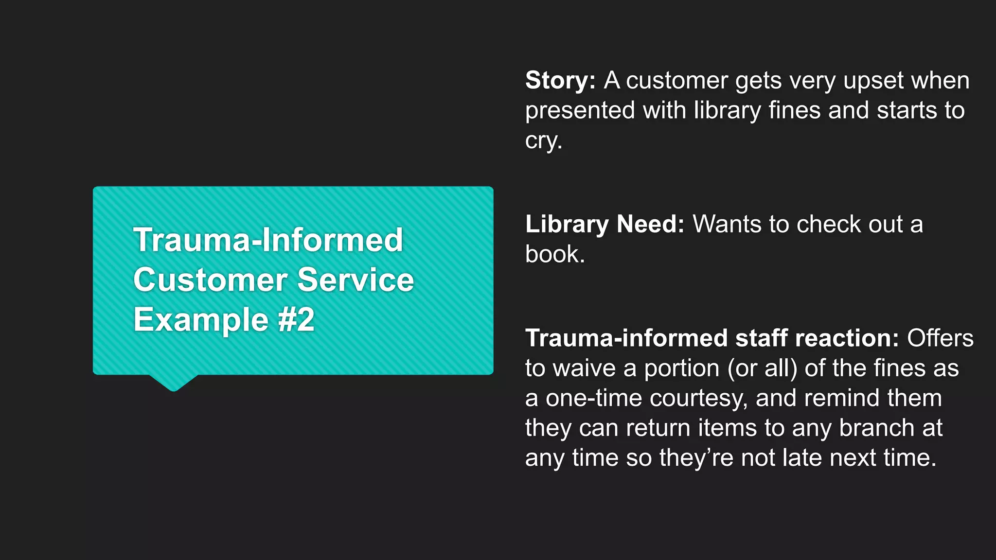 Trauma-Informed Customer Service in Libraries | PPTX