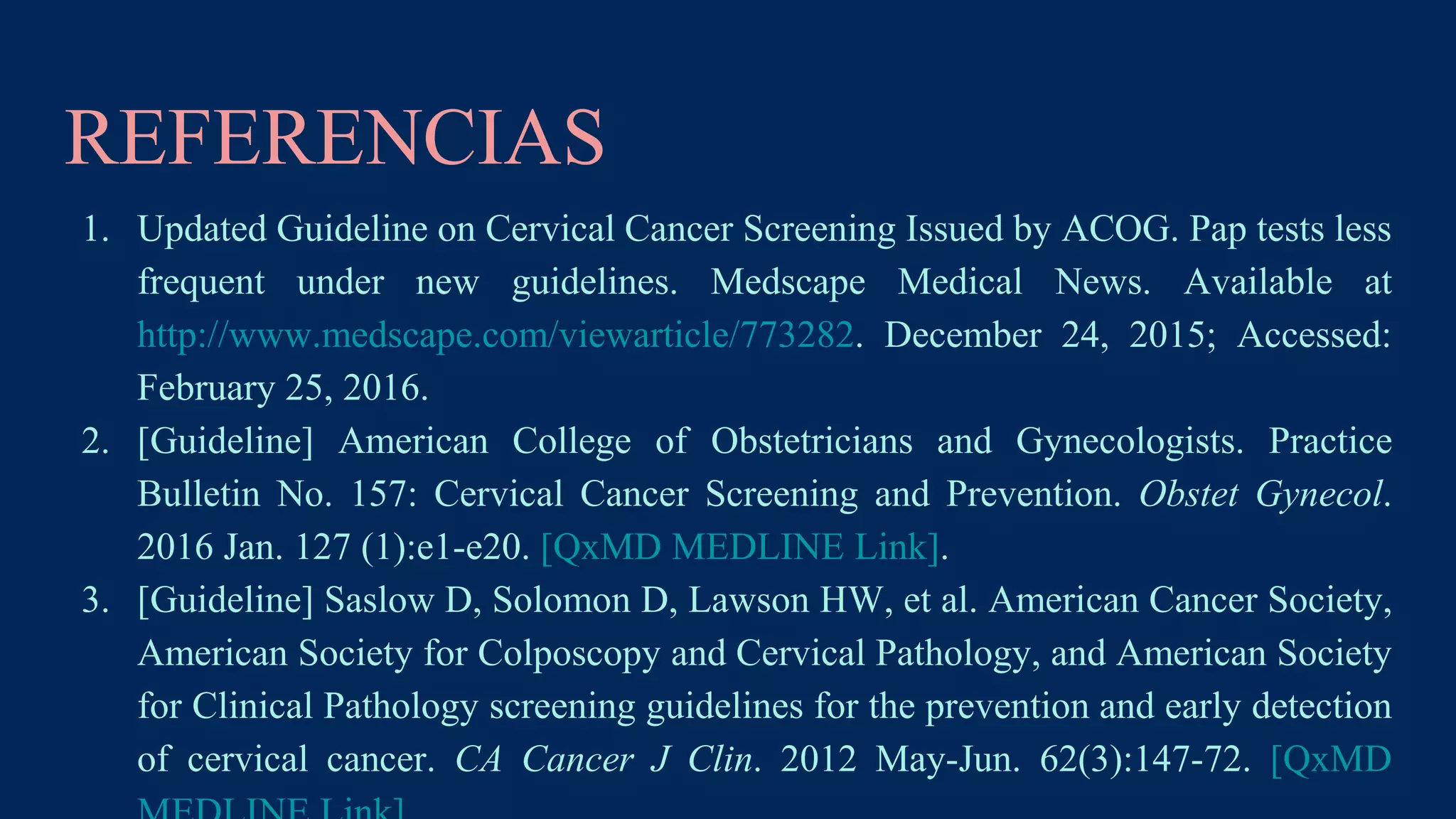 Cáncer Cérvico Uterino | PPTX