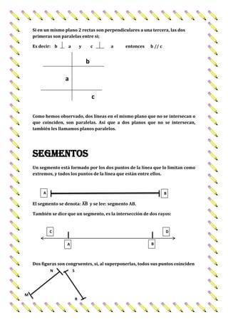 Tics 4 rectas perpendiculares | PDF