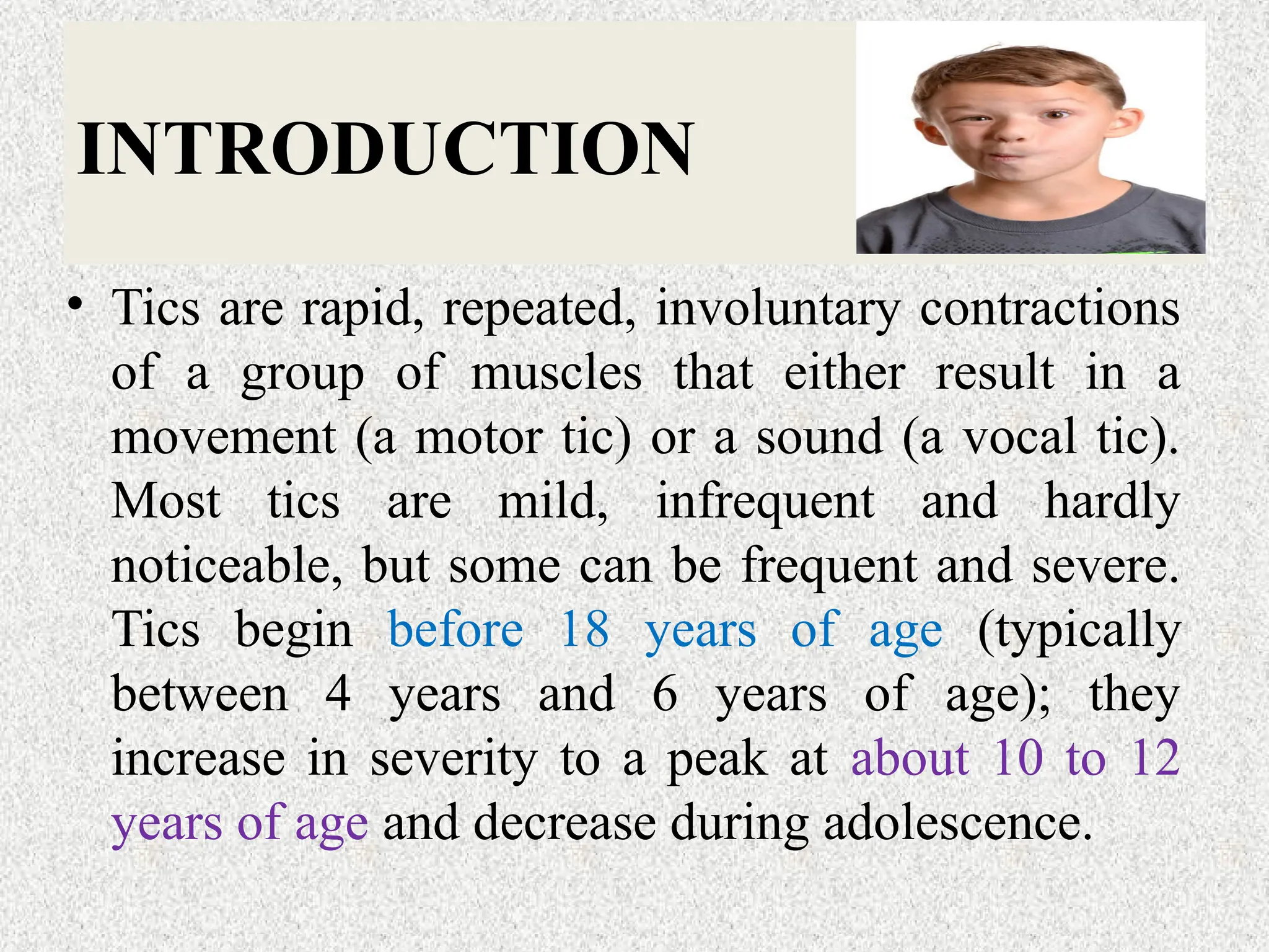tics disorder.pptx...................... | PPTX
