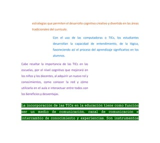 Tics en educacion | PPT