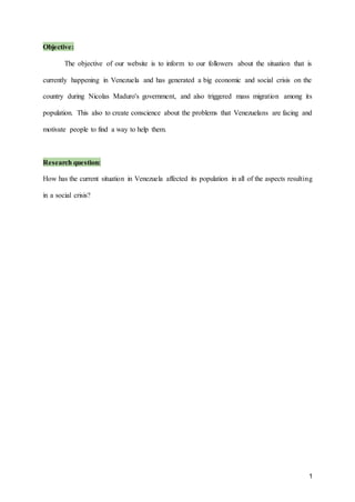 Final Project: Venezuela Situation | DOCX