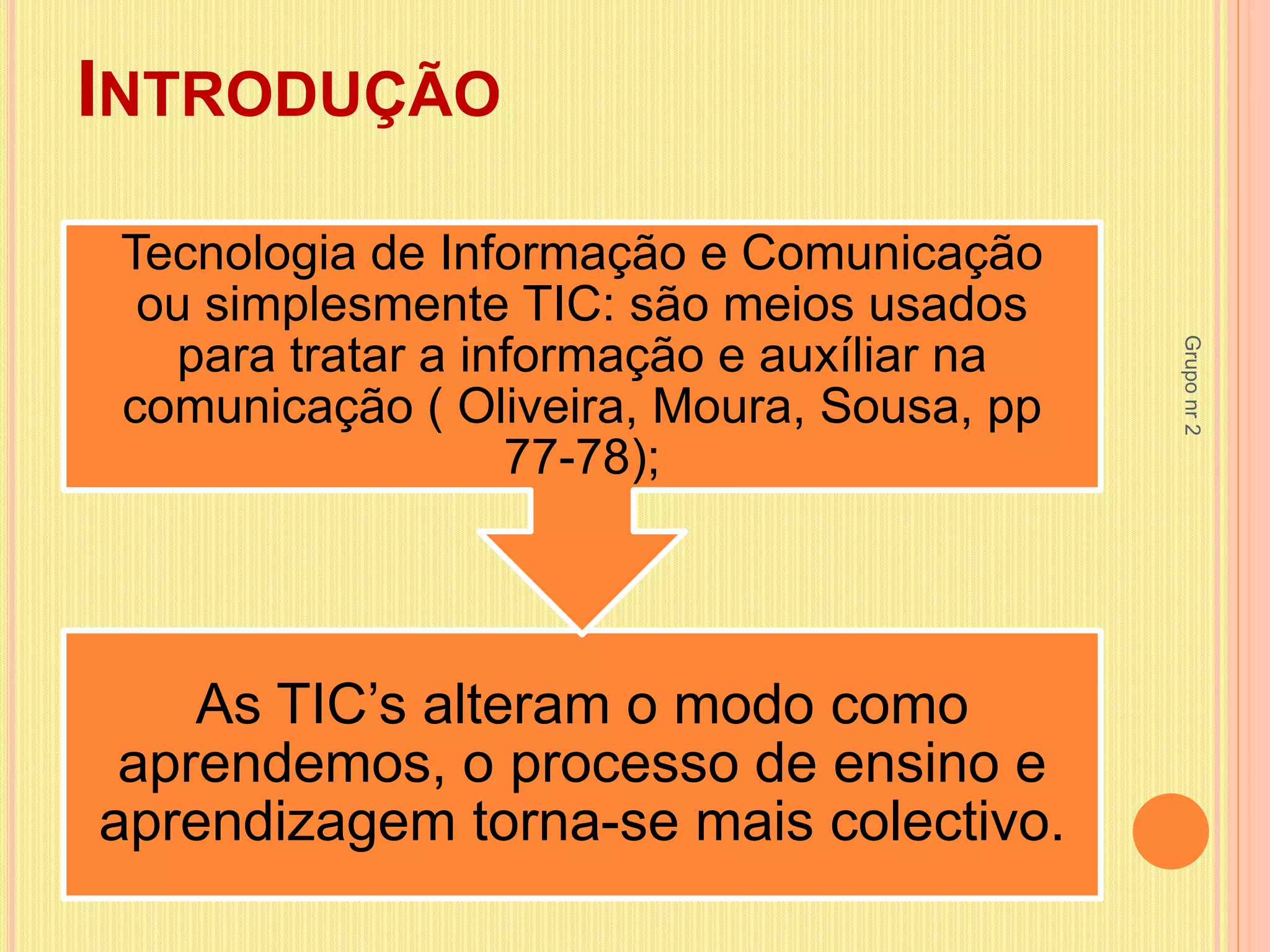 TIC na sala de aula | PPTX
