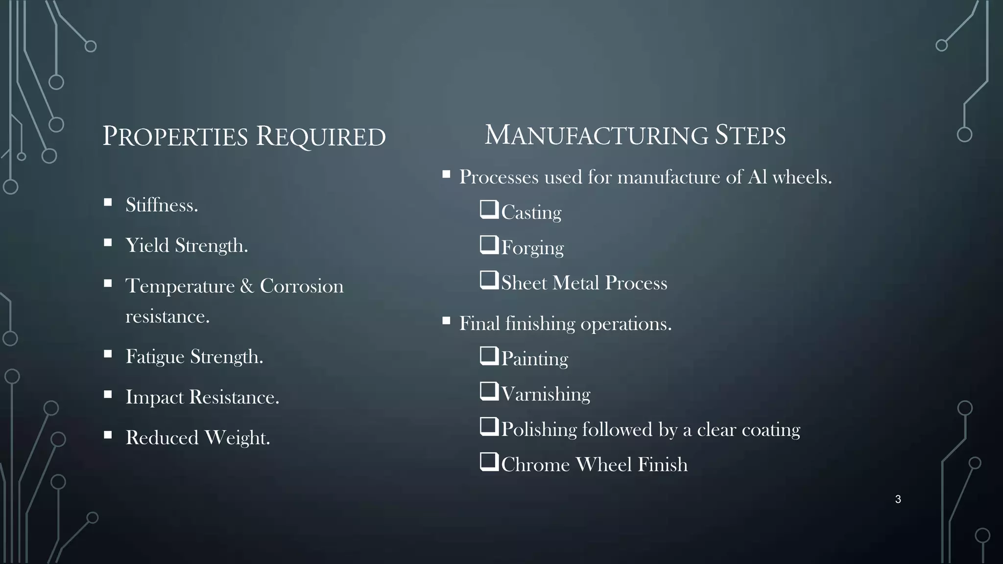 Aluminium wheel manufacture | PPTX