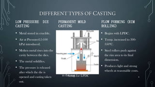 Aluminium wheel manufacture | PPTX