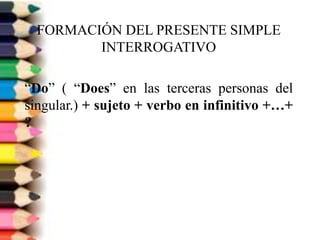 Presente simple | PPTX