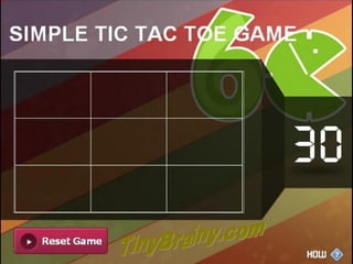 How to Play Tic Tac Toe Game | PPT