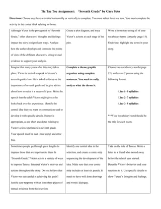 Tic Tac Toe Assignment | PDF