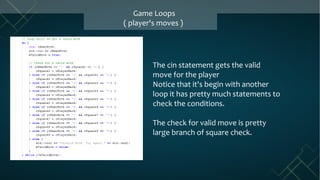 Tic tac toe c++ programing | PPT