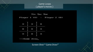 Tic tac toe c++ programing | PPT