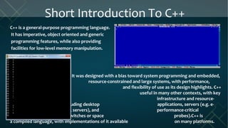 Tic tac toe c++ programing | PPT