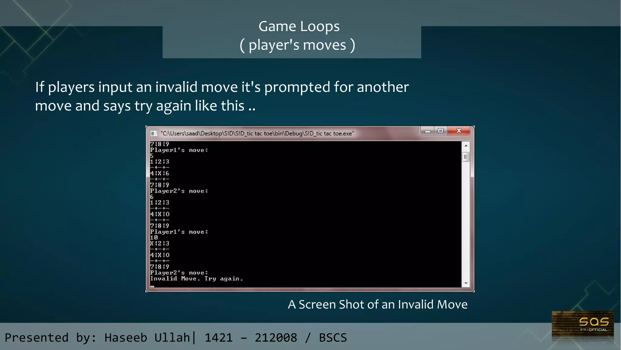 Tic tac toe c++ project presentation | PPT