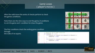 Tic tac toe c++ project presentation | PPT