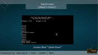 Tic tac toe c++ project presentation | PPT