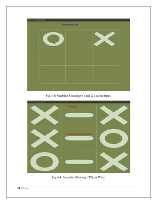 Tictactoe game management system project report.pdf | 3-D Graphics ...