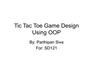 TicTacToePresentation.ppt