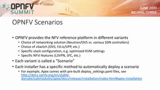 OPNFV scenarios challenges and opportunities | PPT