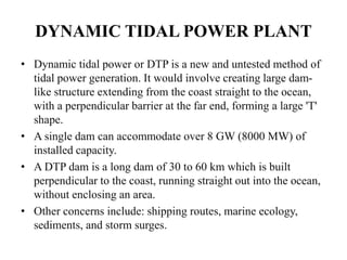 Tidal energy technology | PPTX