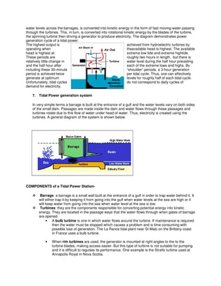 Tidal and wave energy | PDF
