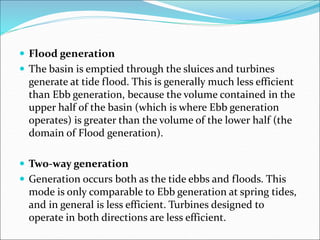 Introduction of Tidal and Wave energy principles | PPT