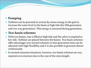 Introduction of Tidal and Wave energy principles | PPT