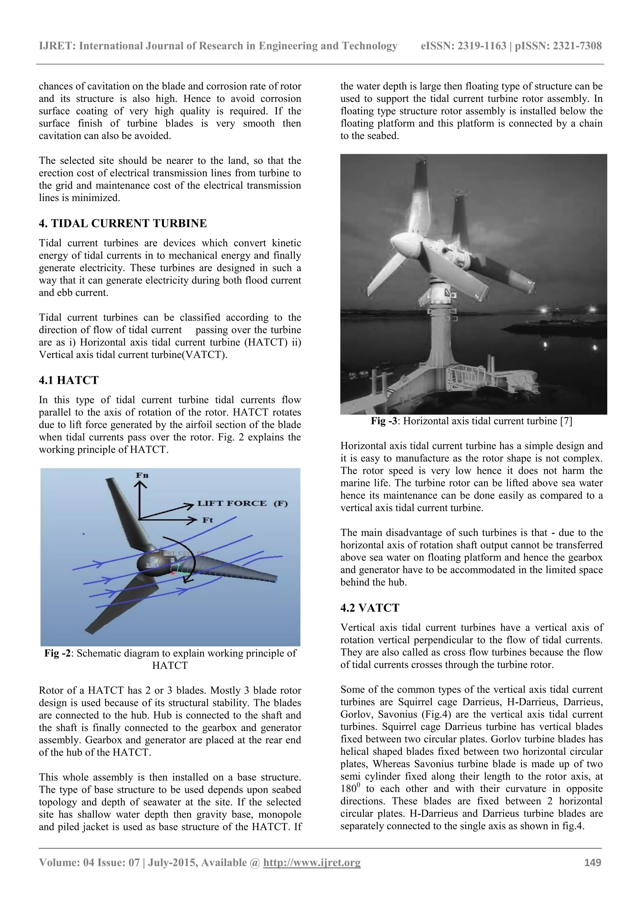 Tidal current energy an overview | PDF