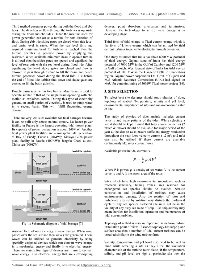 Tidal current energy an overview | PDF