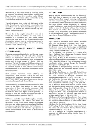 Tidal current energy an overview | PDF