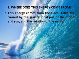 Tidal energy | PPTX