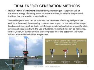 Tidal energy | PPTX