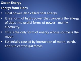 Tidal energy | PPTX
